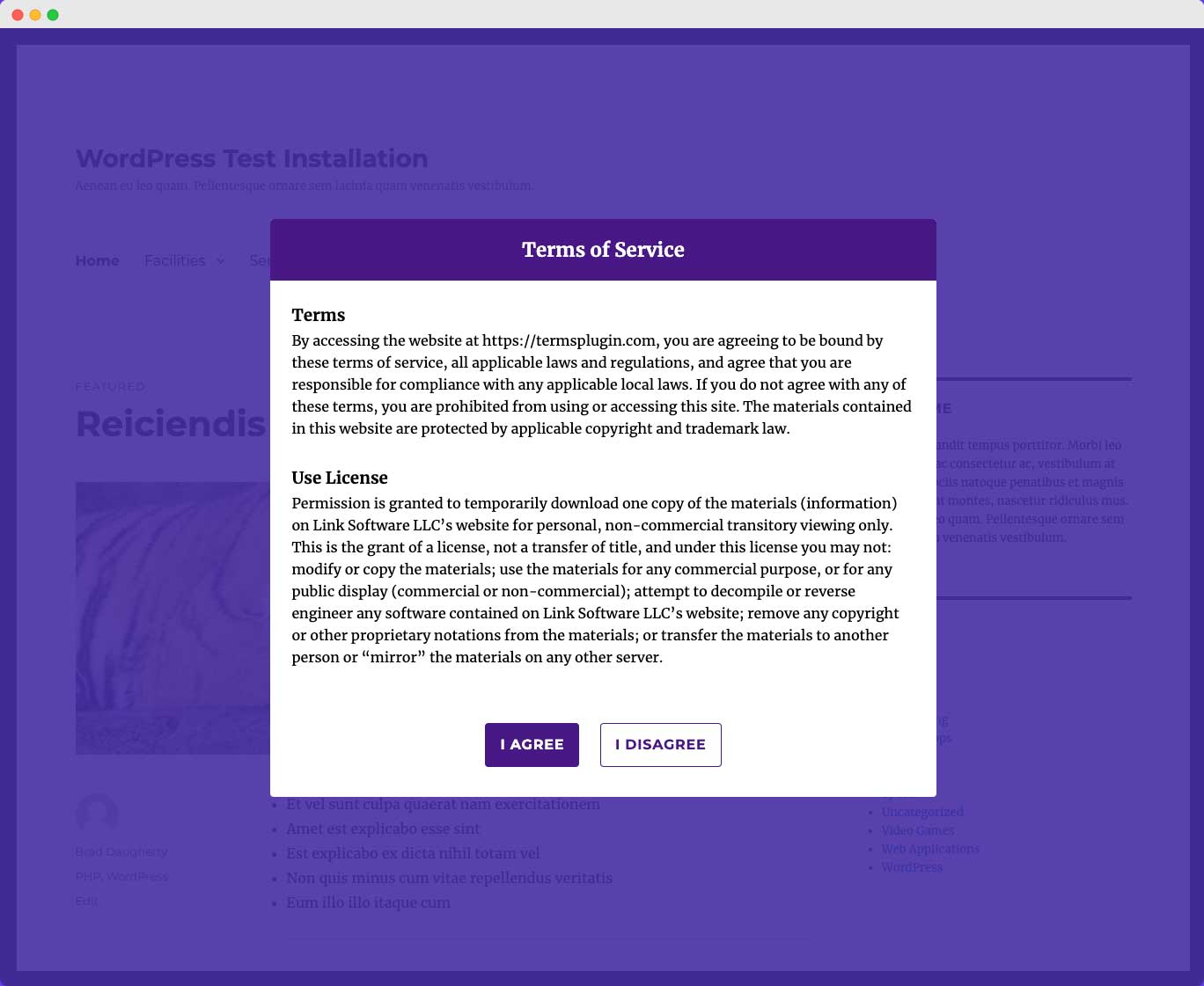 How to Create Terms of Service WordPress Popups